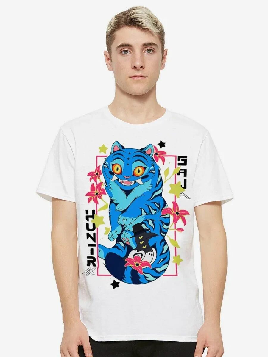 Футболка K-Pop Demon Hunters / Тигр / Мужская