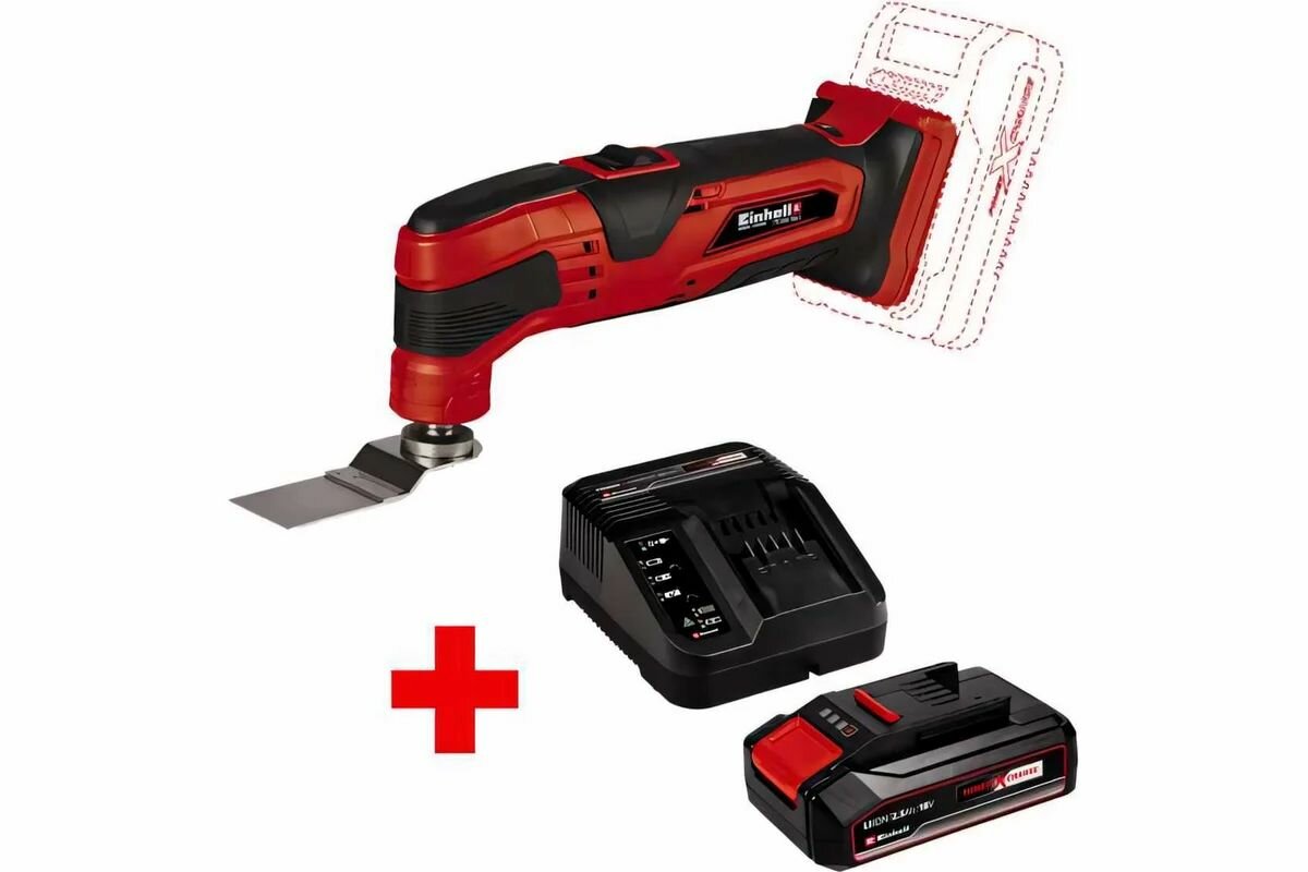 Аккумуляторный многофункциональный инструмент Einhell PXC TC-MG 18 Li+1акк.2.5Ач+ЗУ 3А