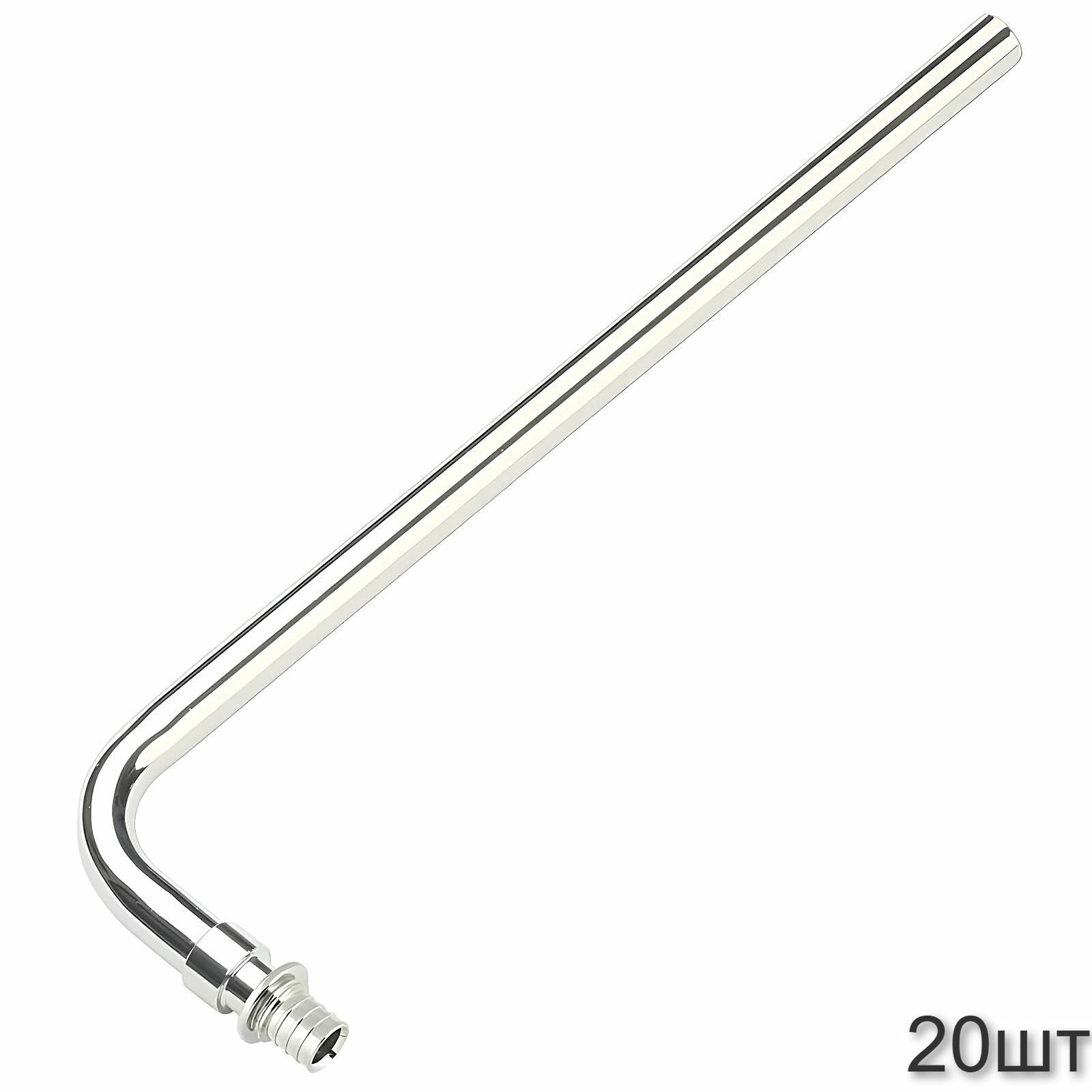 Г-образная трубка для подключения радиатора 20(2.8)/250, TIM, арт. H-L2002-25, 20шт