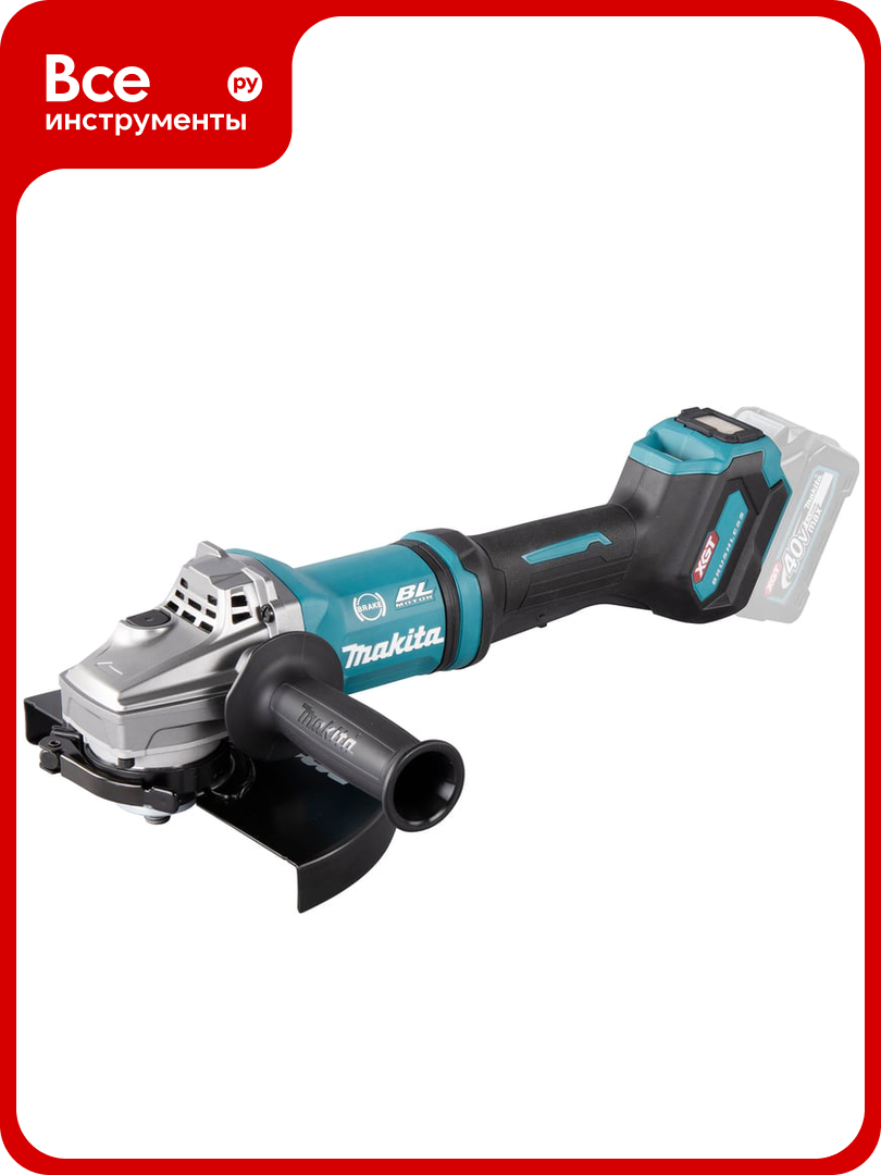 Аккумуляторная угловая шлифовальная машина Makita XGT BL 40В, 230 мм, GA038GZ