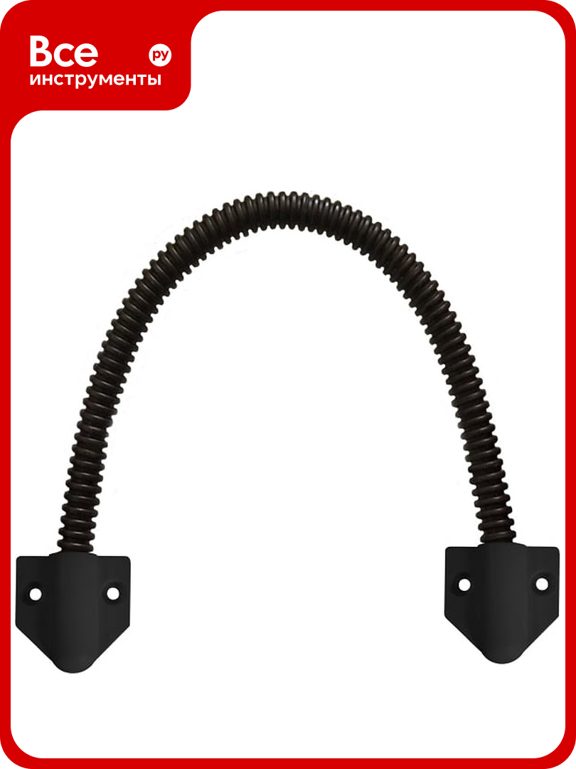 Гибкий переход на дверь Магнито-контакт ГПД-400 черный, для крепления к поверхности