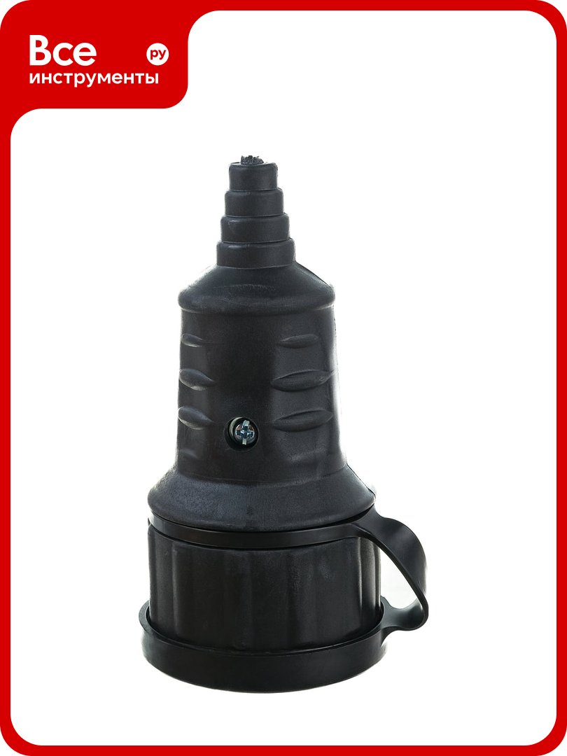 Переносная розетка Bylectrica 1-местная каучук IP44, Р16-389