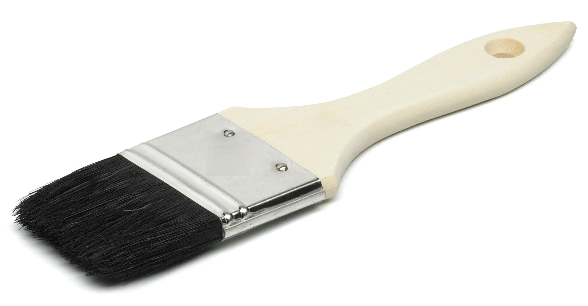 Кисть малярная Anza / Анза КФ плоская, с натуральной щетиной, 35мм / малярные и отделочные инструменты