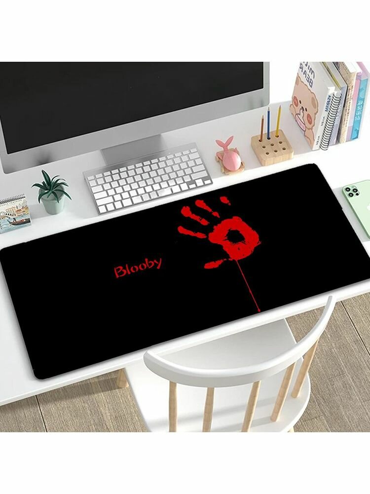 Коврик для мыши "Дзюдзюцу Кайсен", нескользящий, с аниме-героями, XXL, 40 x 90 см