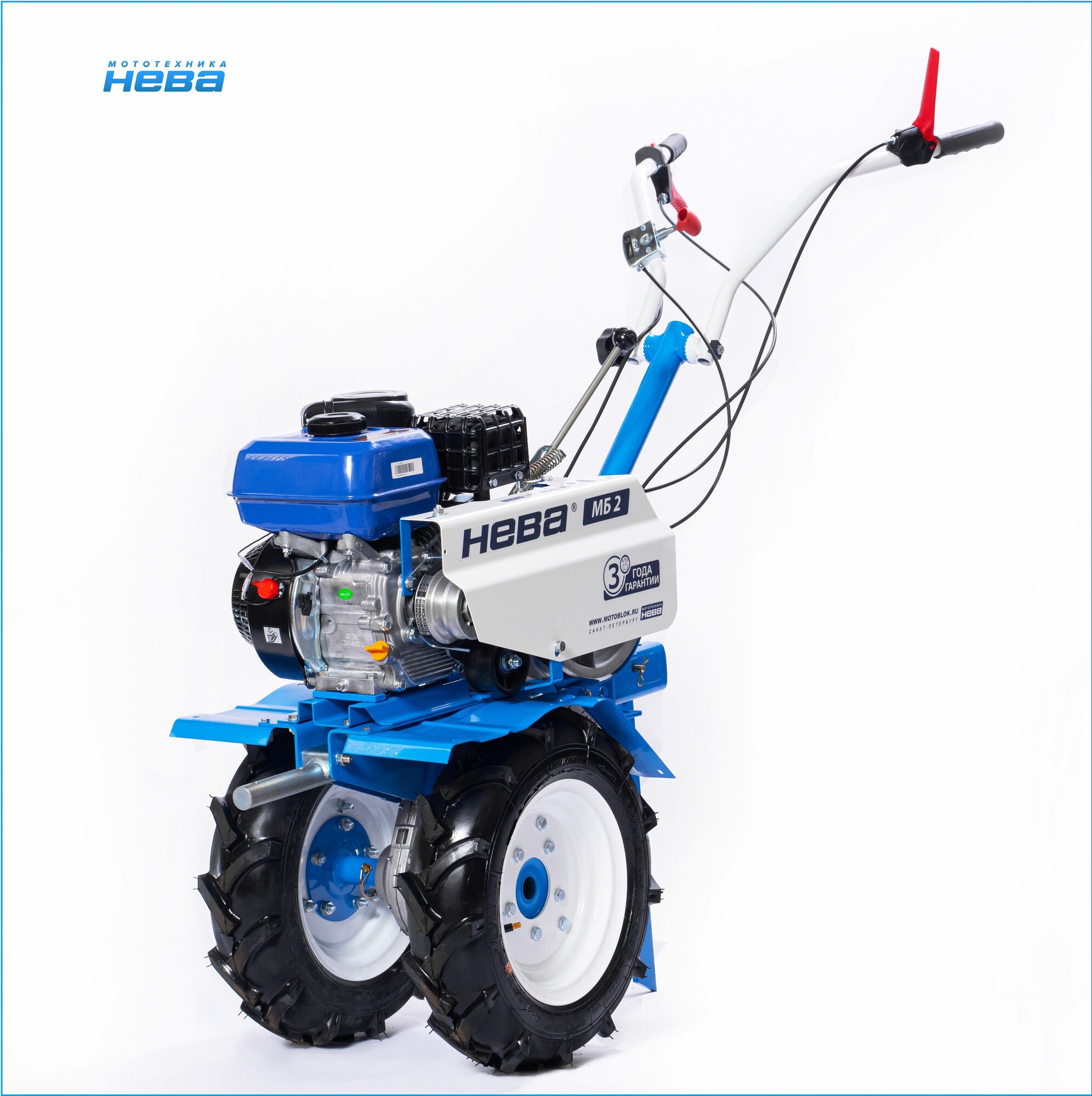 Мотоблок "Мототехника Нева" МБ2-ZS-7,5 л. с. (дв. Zongshen GB225), 7.5 л. с.