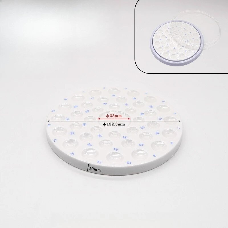 Керамическая палитра Kdentla с крышкой 6/12/28/36 отверстий 1Pc 36 hole