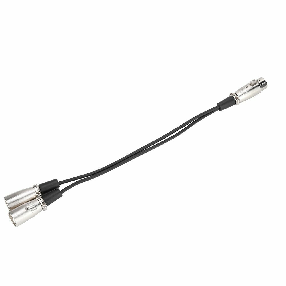30 см XLR гнездовой разъем на двойной мужской головной разветвитель адаптер аудио микрофон удлинительный кабель для Canon