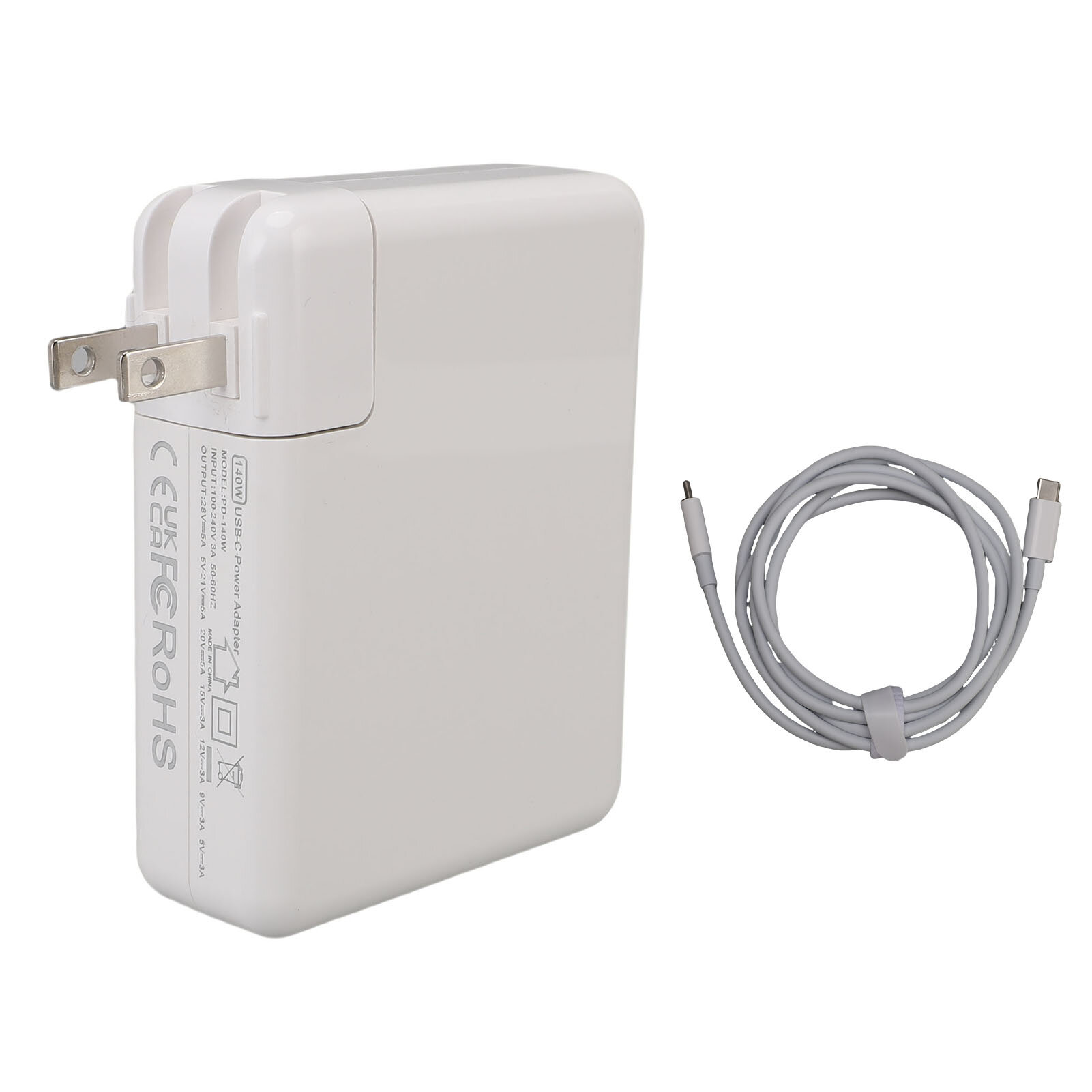 USB C Зарядное устройство 140W PD Быстрая зарядка тип C Блок адаптера питания C с 5,9 -футовым кабелем для ноутбуков смартфоны смартфоны US Plugure