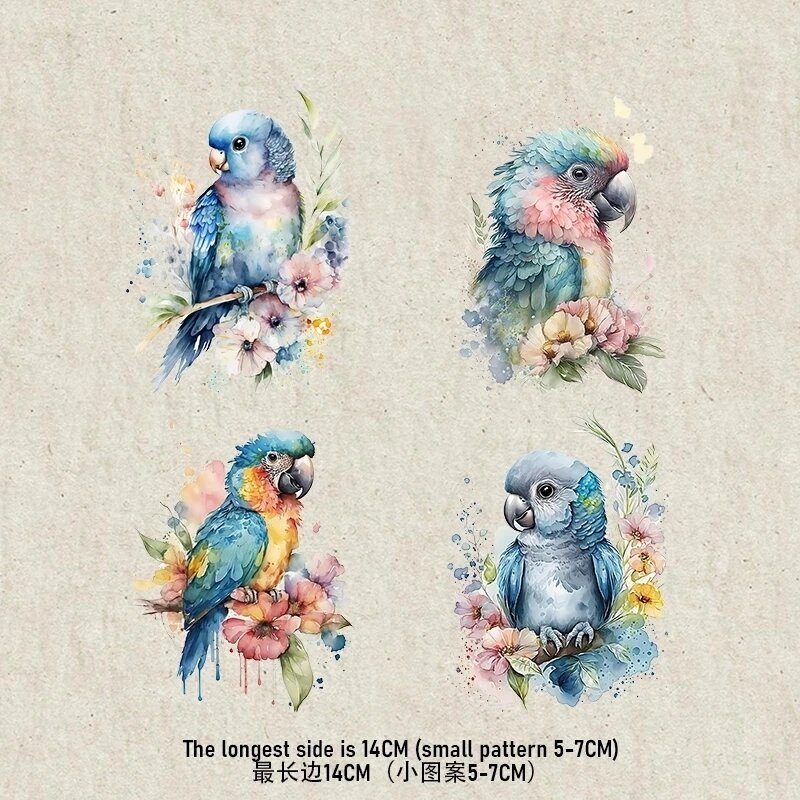 Нашивка мультяшные птицы JCTH-0237-1