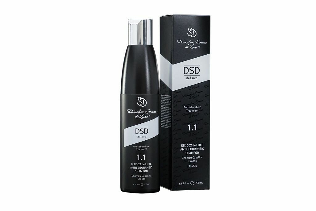 DsD de Luxe - 1.1 Dixidox de Luxe antiseborrheic shampoo - Антисеборейный шампунь, 200 мл