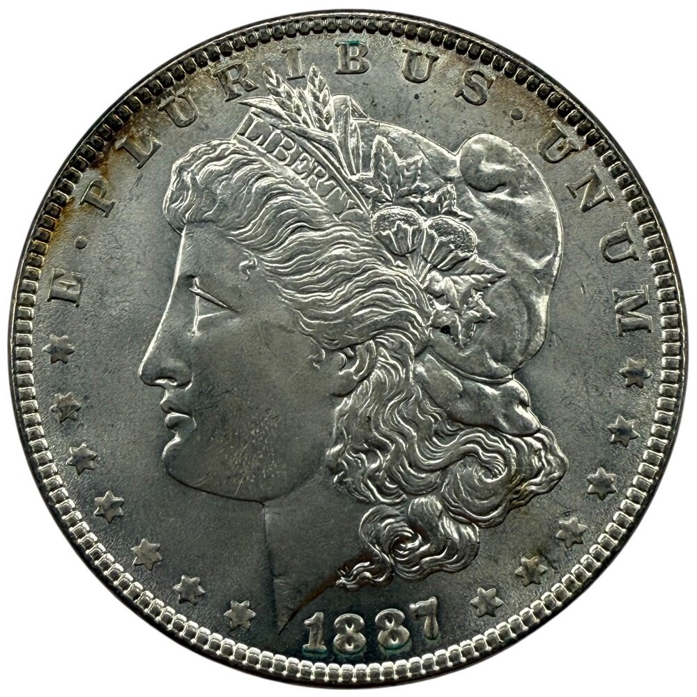 США 1 доллар 1887 г. (Доллар Моргана) (Лот №2)