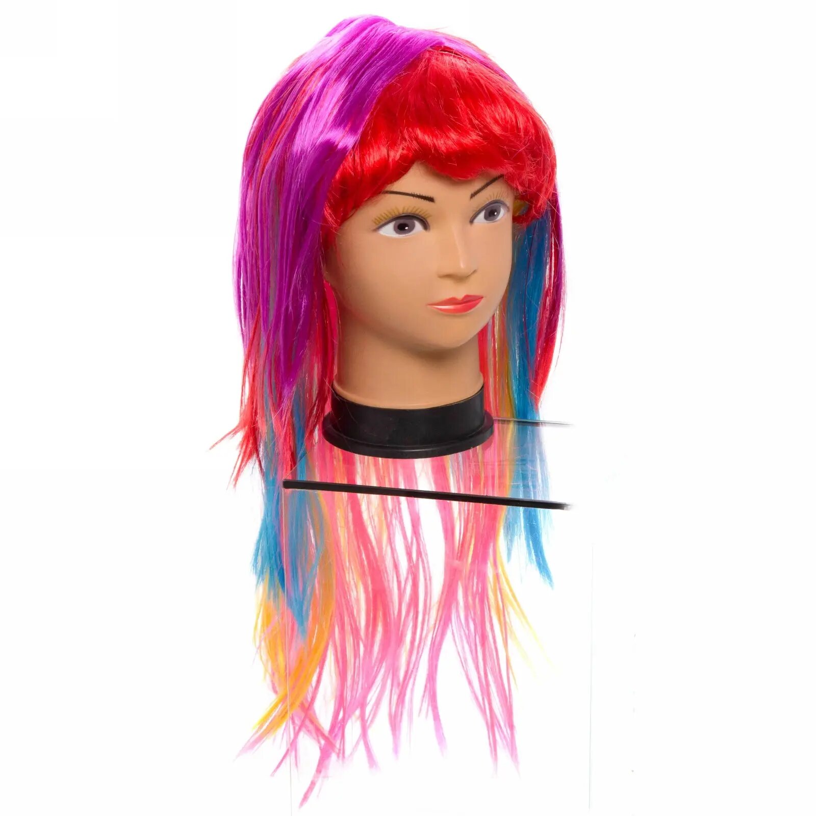 Парик карнавальный «Радуга», яркие цвета, длинные волосы, нейлон, для праздников