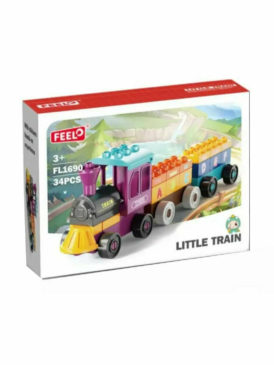 Конструктор Паровоз с вагонами, FL1690