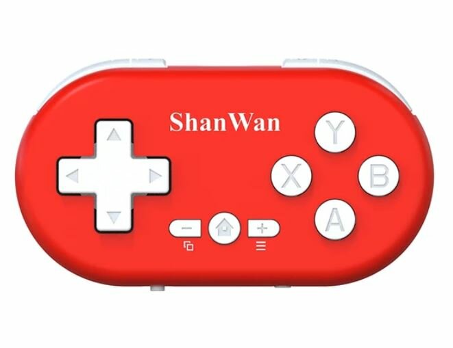 Геймпад ShanWan "Q36", для Nintendo Switch/Android/IOS/Window, беспроводной, красный