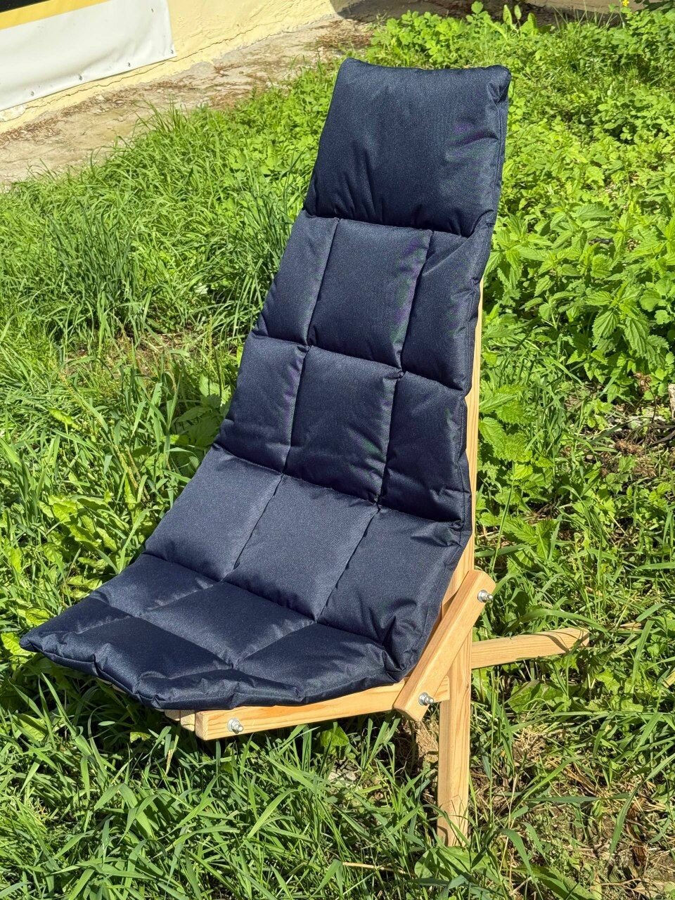 Подушка матрас на кресло кентукки, темно синий цвет