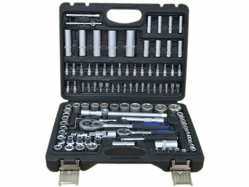 Набор инструментов 108 предметов (Капитан: 1/4+1/2)