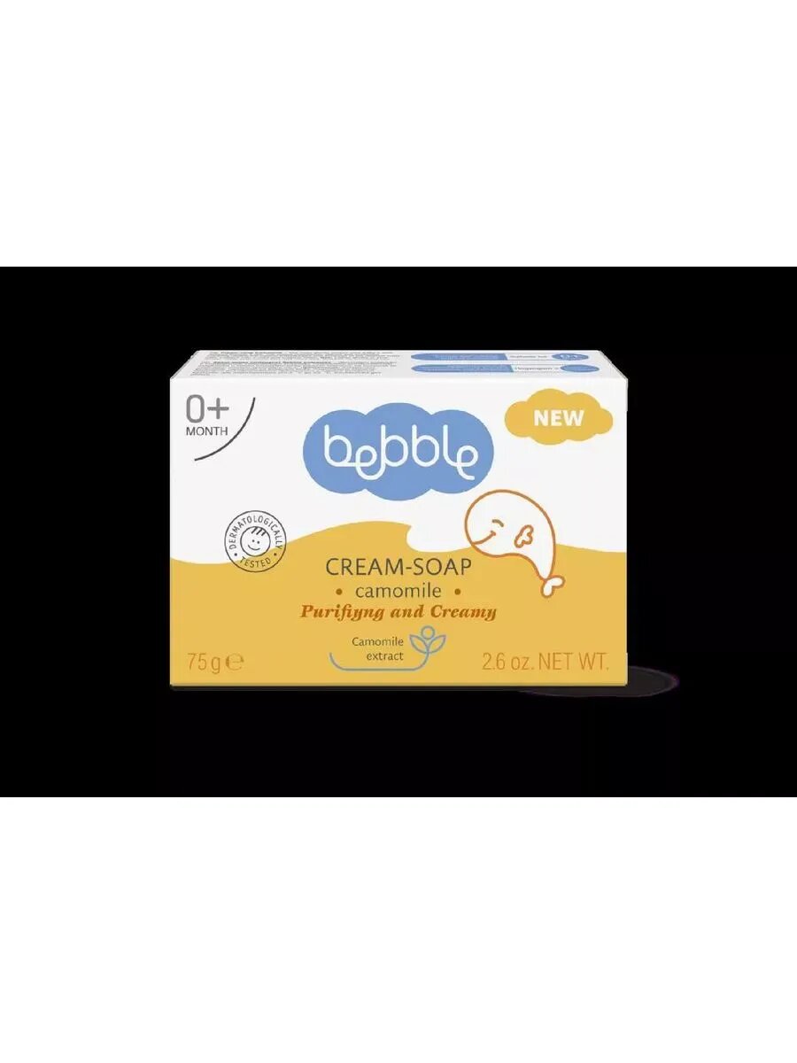 Bebble cream-soap крем-мыло твердое ромашка 75,0-3шт.