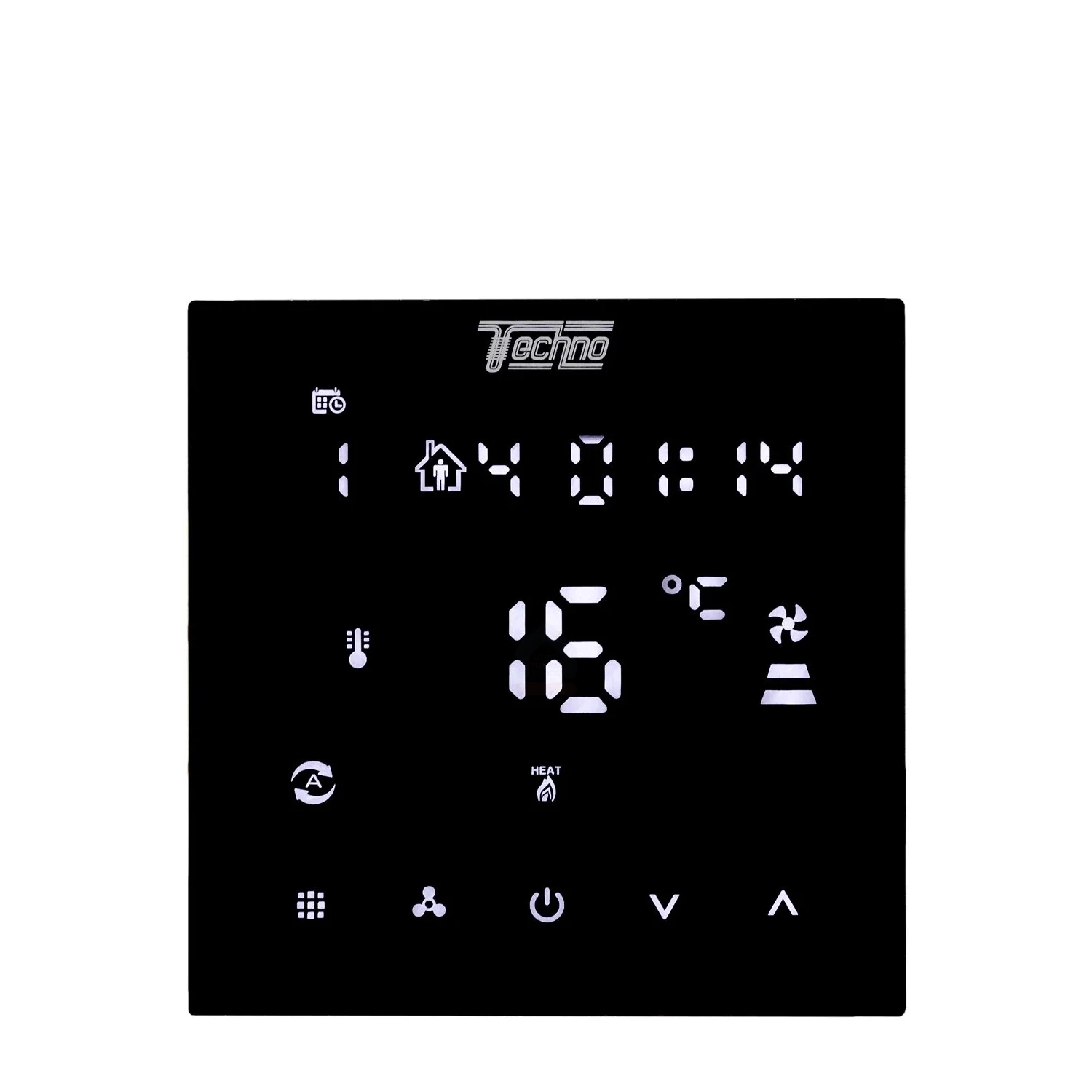 Сенсорный программируемый термостат КТ-24 термостат для KVZV 24В, чёрный