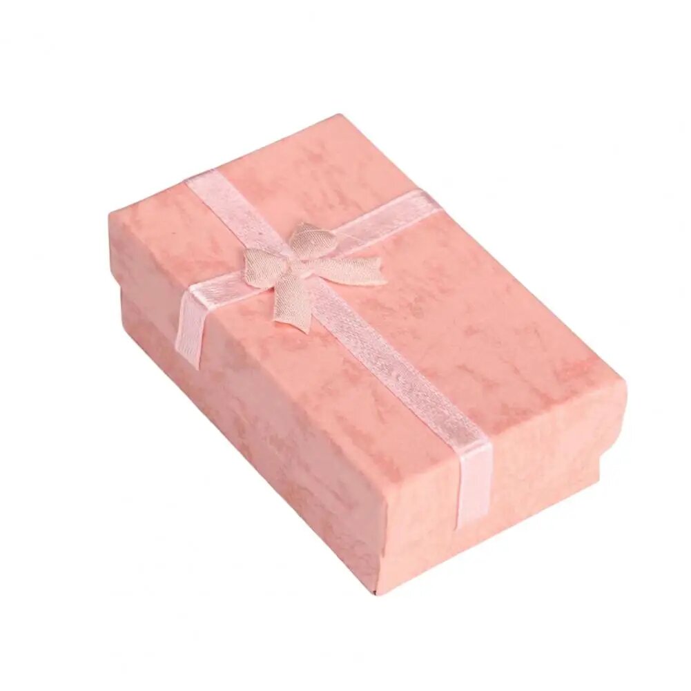 Картонная коробка для браслетов 8х5 см Розовый, Розовый
