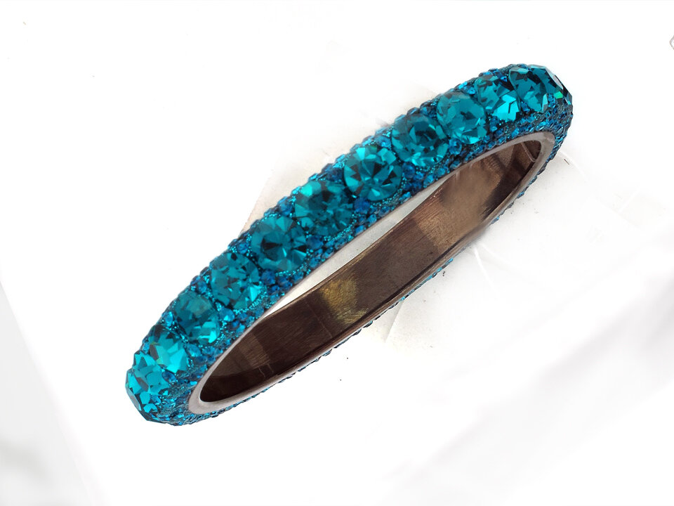 Браслет, хрусталь, стекло