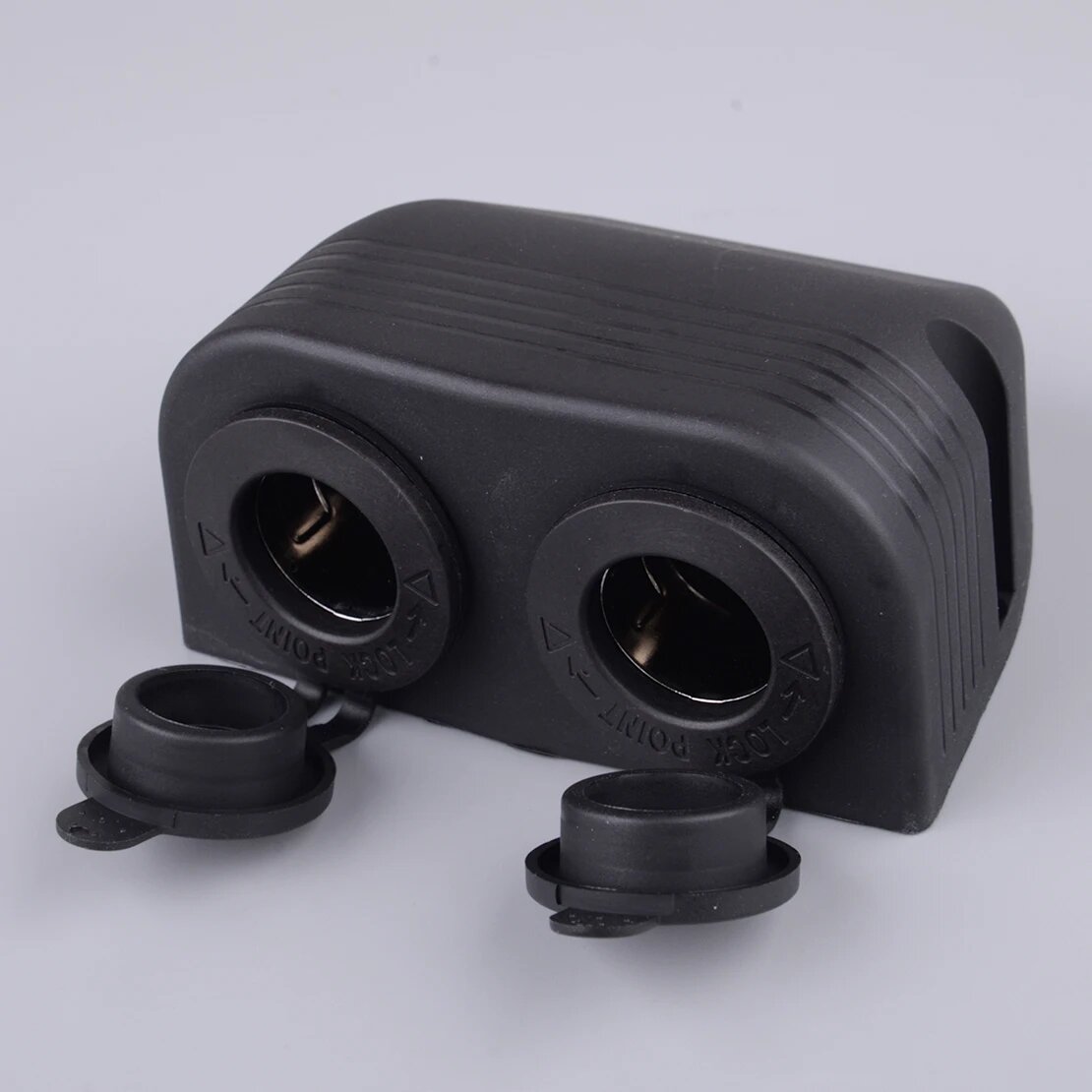 Розетка прикуривателя с поверхностным креплением, 12-24 В