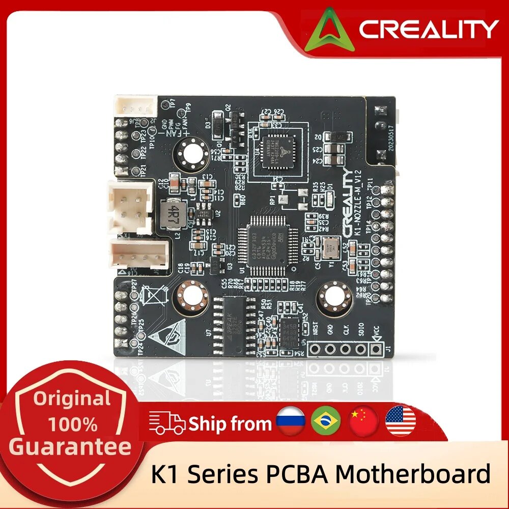 Оригинальная материнская плата серии Creality K1 PCBA, обновленная печатная плата Hotend для K1/K1C/K1 Max/K1 SE, плата адаптера сопла 3D-принтеров