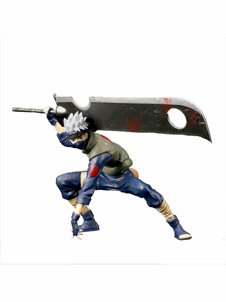 Аниме Фигурка Какаши Хатаке / Hatake Kakashi (высота 15см, длина 27см)