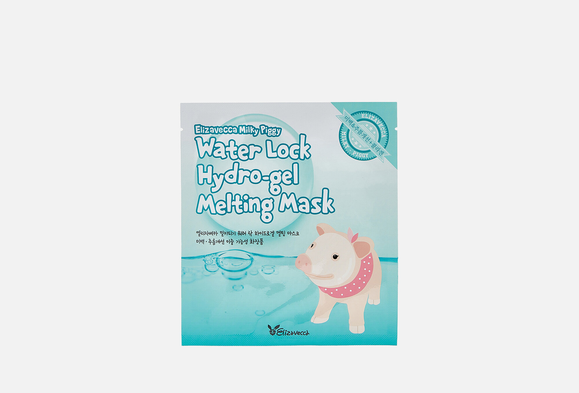Гидрогелевая маска для лица ELIZAVECCA Milky Piggy Water Lock Hydrogel Melting Mask