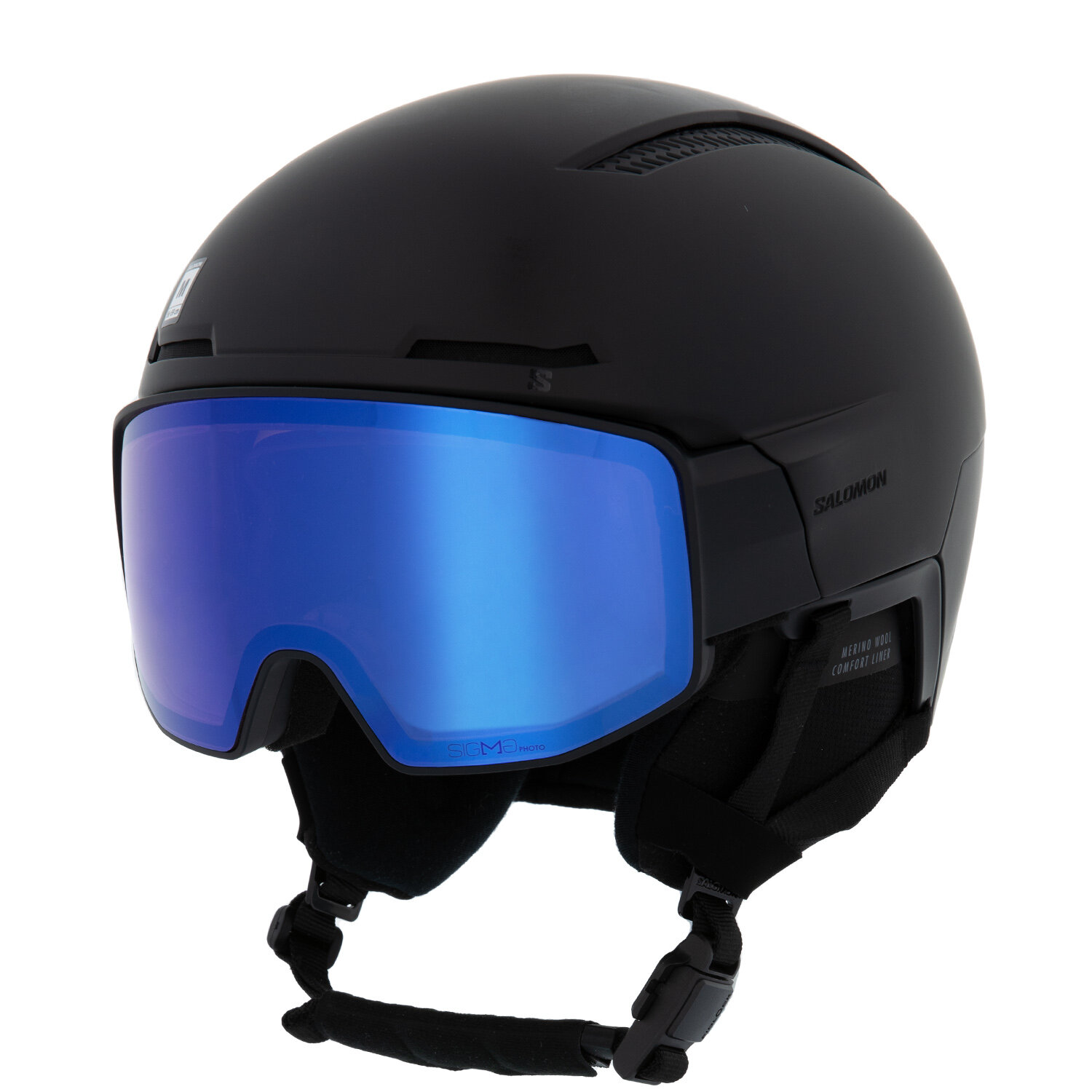 Шлем с визором SALOMON Driver Prime Sigma Photo Mips Black (см:59-62)