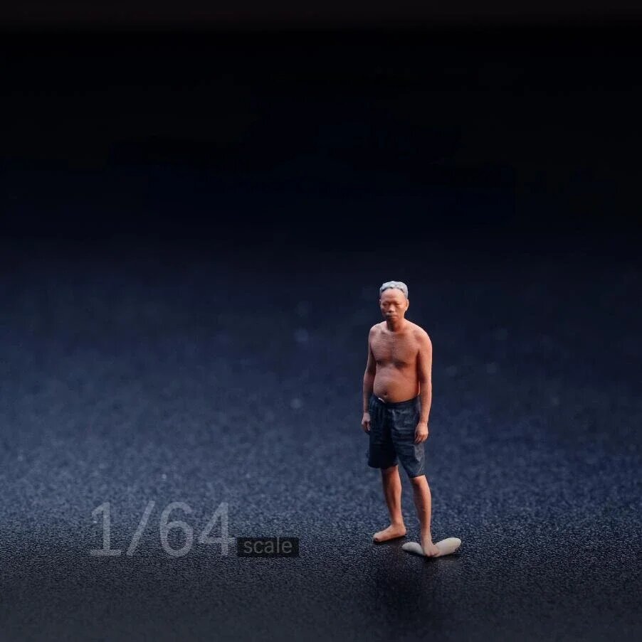 Диорама, масштаб 1/64, фигурки, модель для пожилых людей, коллекция миниатюр, ручная роспись, Унисекс