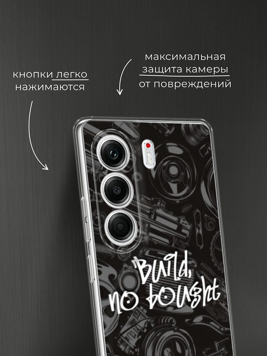 Чехол на Tecno Camon 40 Pro / Текно Камон 40 Про с принтом "Build no bought" — фото 1