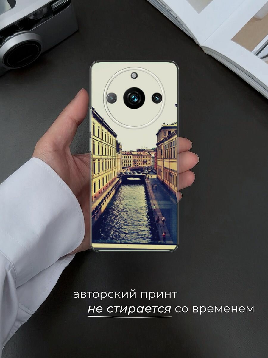 Чехол на Realme 11 Pro / Реалми 11 Про с принтом "Санкт-Петербург" — фото 1