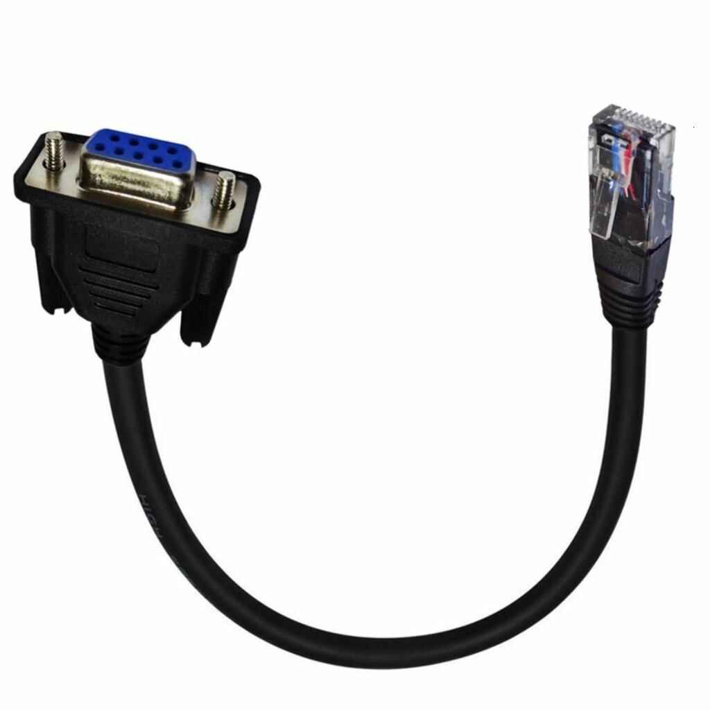 Высокая совместимость от RJ45 до RS232, DB9 Serial RS232 Консоли Кабель для беспроблемной сетевой конфигурации, 1pc