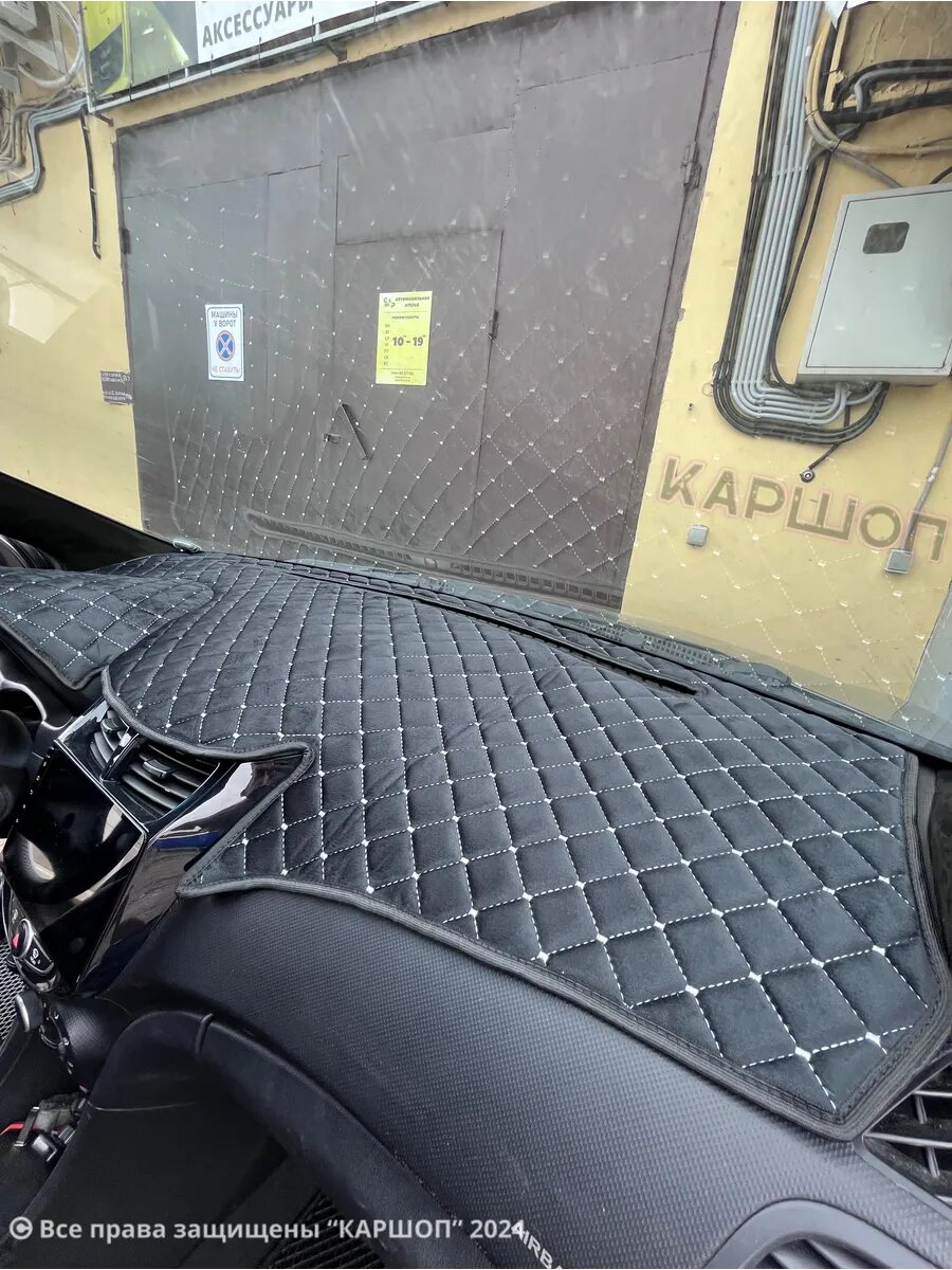 Накидка на панель для Хендай Солярис 1