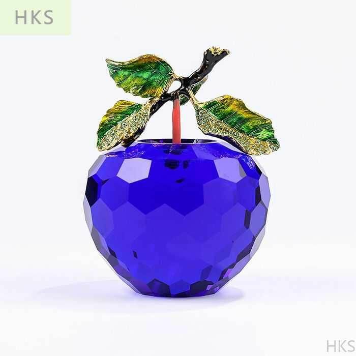 Рождественское хрустальное яблоко 6cmHKS