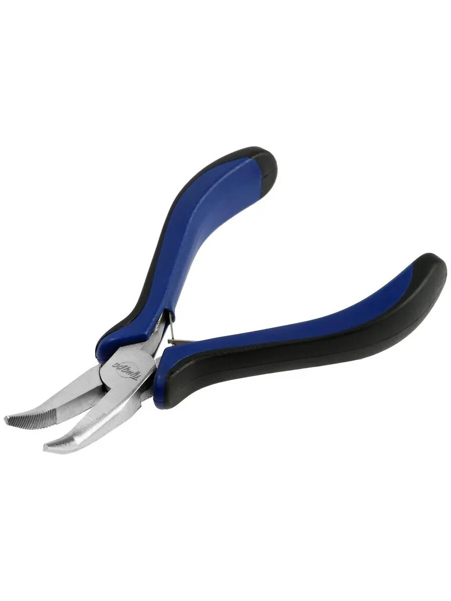 Длинногубцы изогнутые никелированные