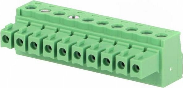 Разъемный клеммник DEGSON 15EDGK-3.81-10P-14-00A(H) полюс 10 прямой вилка 250В 1 шт