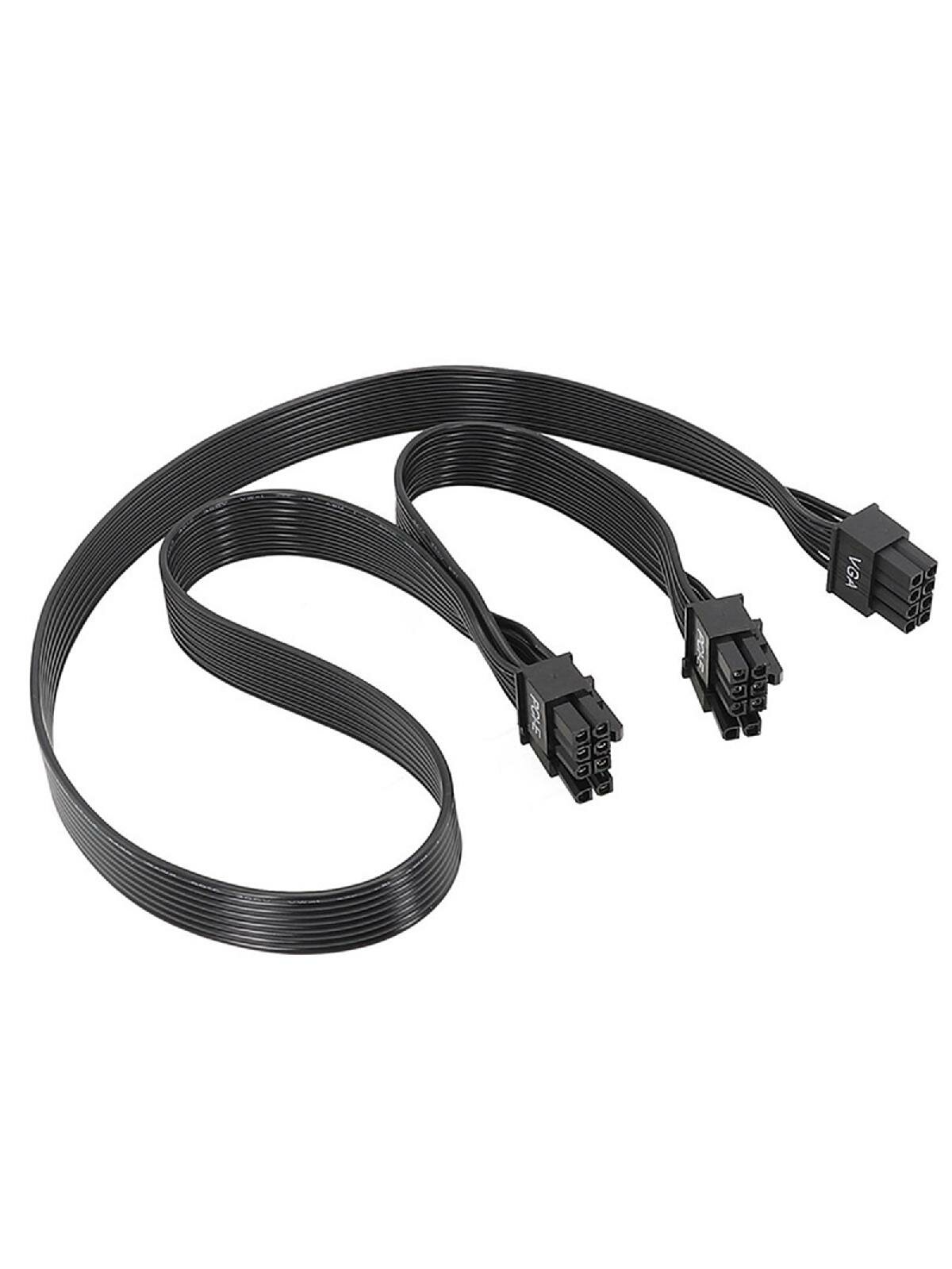 8Pin To 8Pin 6+2P GPU Cable Splitter for Graphics Cards, 8pin to Two 6+2PIN Stable Power Delivery Improved Performances