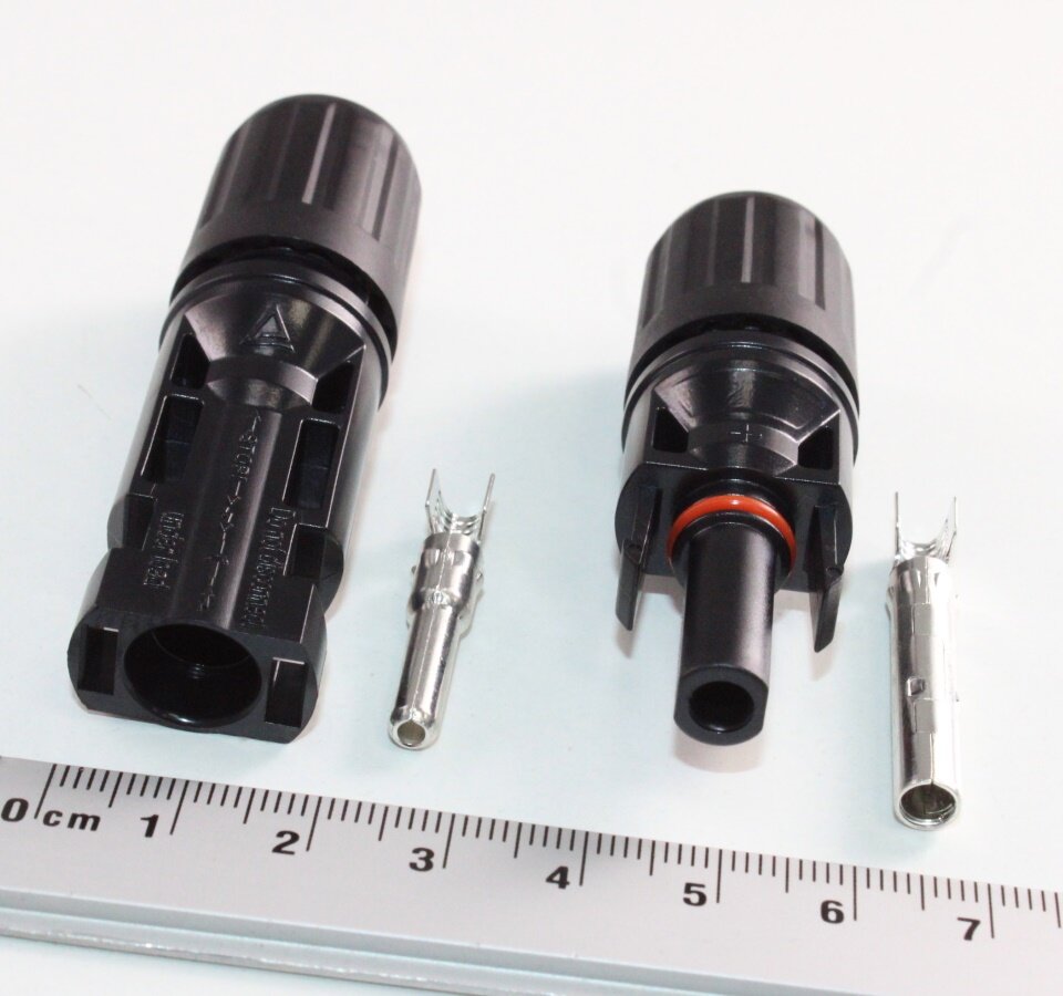 Коннектор SMARTWATT MC4 AB универсальный (комплект из 2-х разъемов)