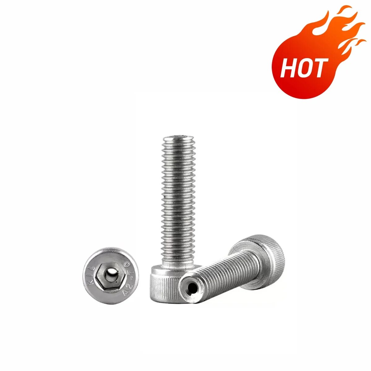 Болты из нержавеющей стали M4-M6 M6X50X2.0 2pcs