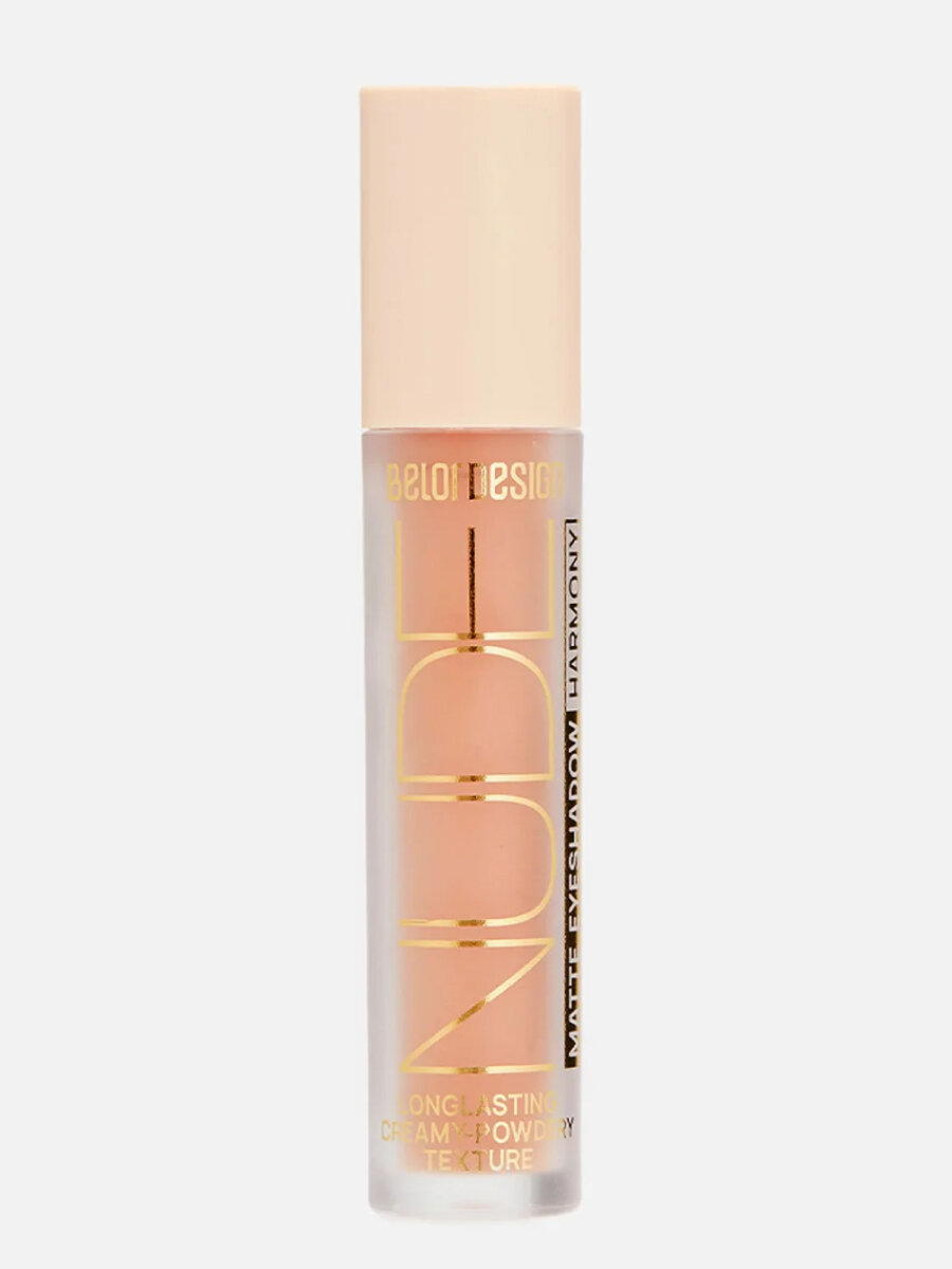 Тени матовые nude harmony тон 1 self love, кремово-пудровая текстура Belor design