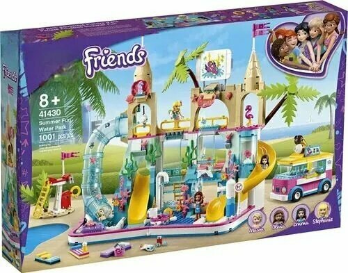 Конструктор Friends 41430 Друзья Летний аквапарк, 1013 деталей