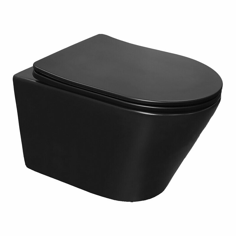 Подвесной унитаз Azario Vela AZ-2480MB