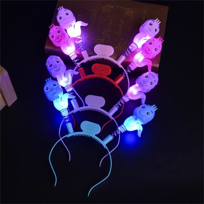 5 светящихся повязок на голову в Год Змеи (случайный цвет)