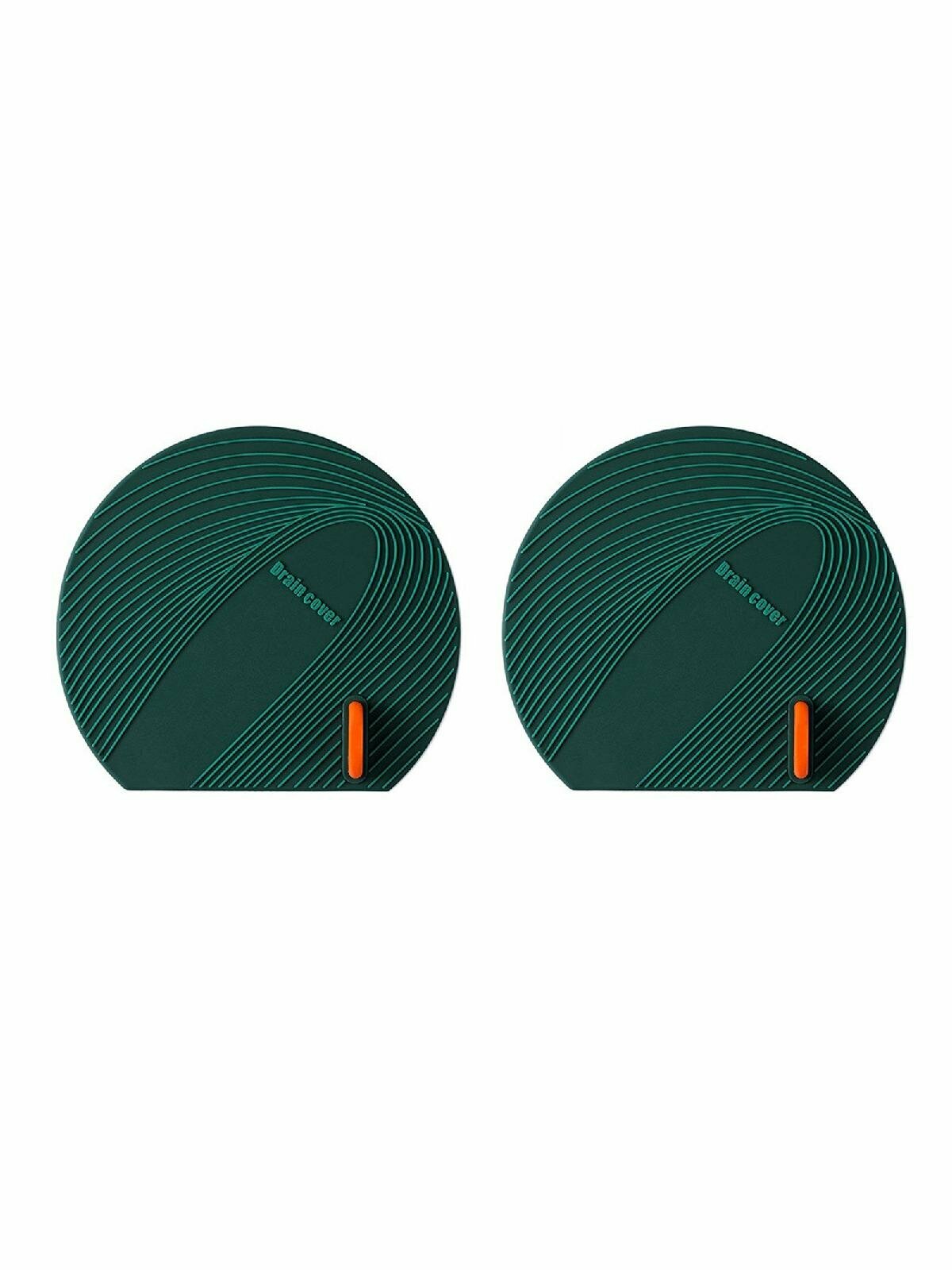 Плоская заглушка для волос с всасывающим сливом 2ШТ для домашней ванны и кухни