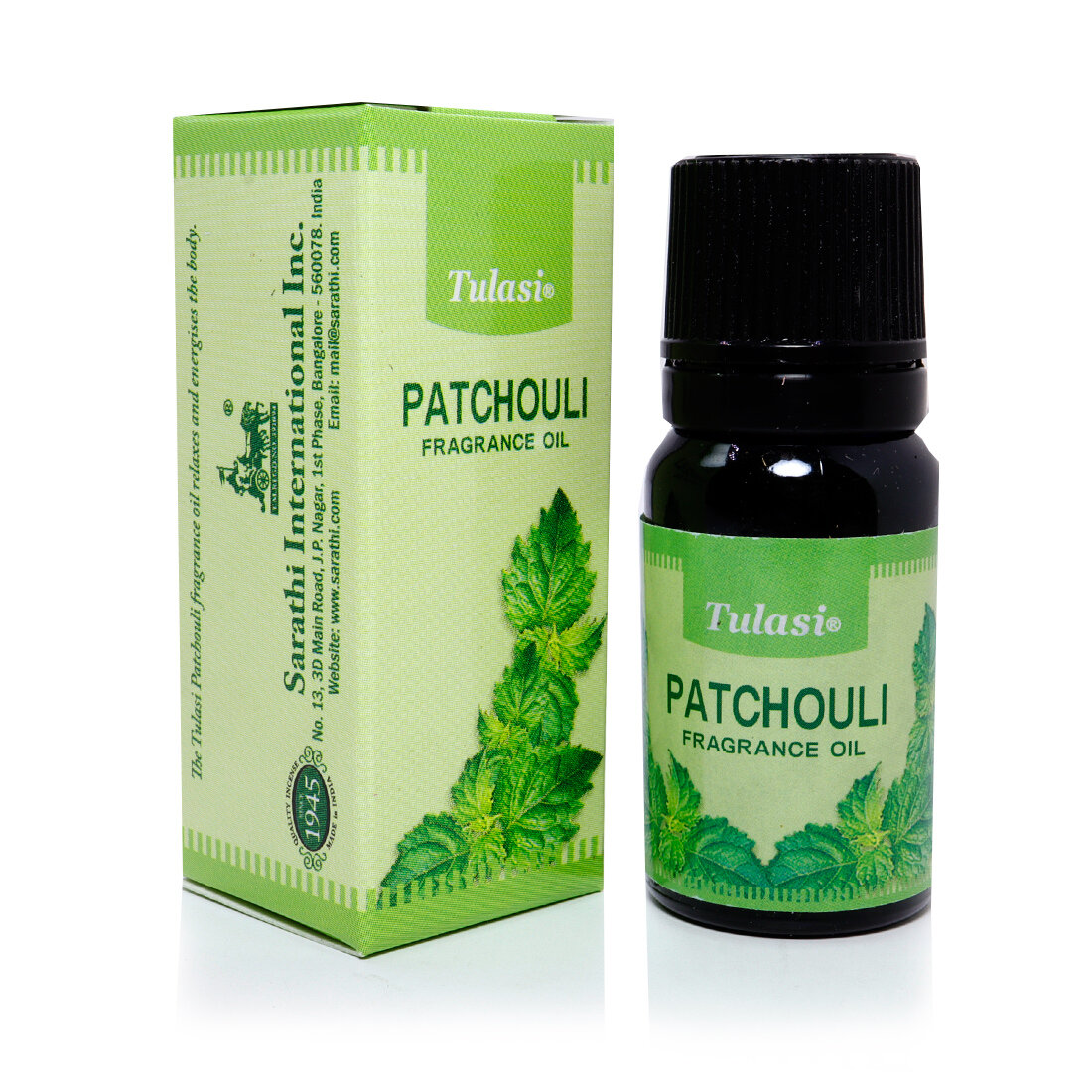 Tulasi PATCHOULI Fragrance Oil (Туласи пачули ароматическое масло), 10 мл.
