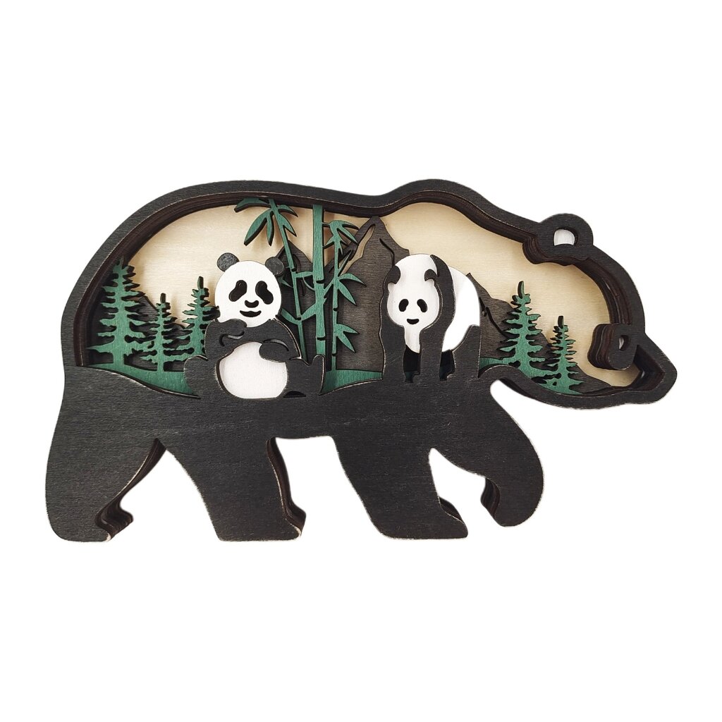 Украшения для кухни и дома в форме панды для праздничного декора