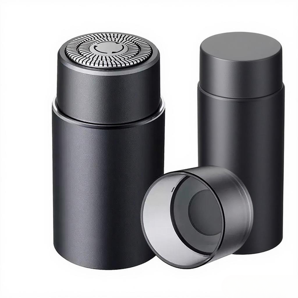 Smart Sensor Shaver Portable Grey F101-GY, Smart Sensing, Skin Sensor Switch, Integrated Without Buttons, Magnetic Protective Cover, Fully Automatic Shaving, Auto Sleep, Elastic Floating, IPX7, Color Space gray, Net weight 100g, Size