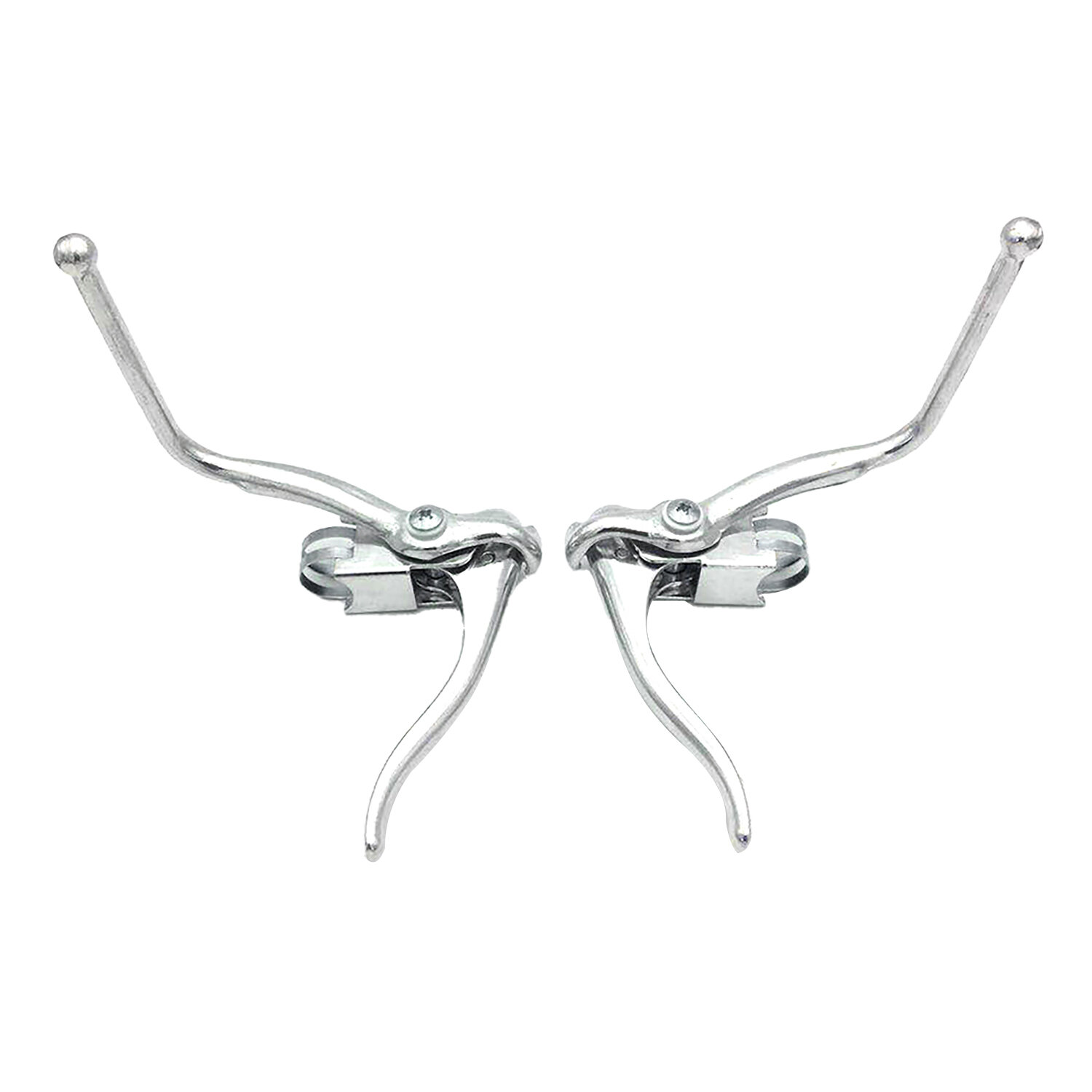 Ручки тормозные для велосипеда из алюминиевого сплава, двойные, для MTB и дорожных велосипедов, размер 150*130*40мм, диаметр руля 22.2мм, вес 255г, в комплект 2 штуки