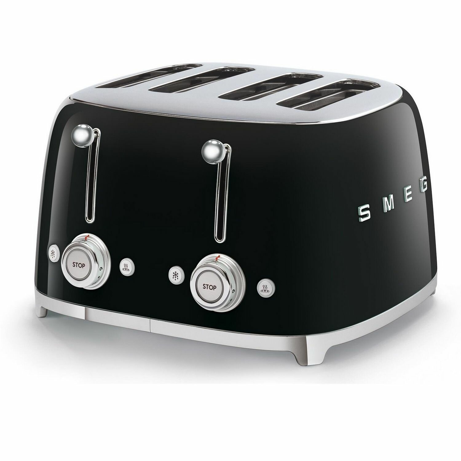 Тостер Smeg Tostapane 50's Style 4 fette Nero TSF03BLEU